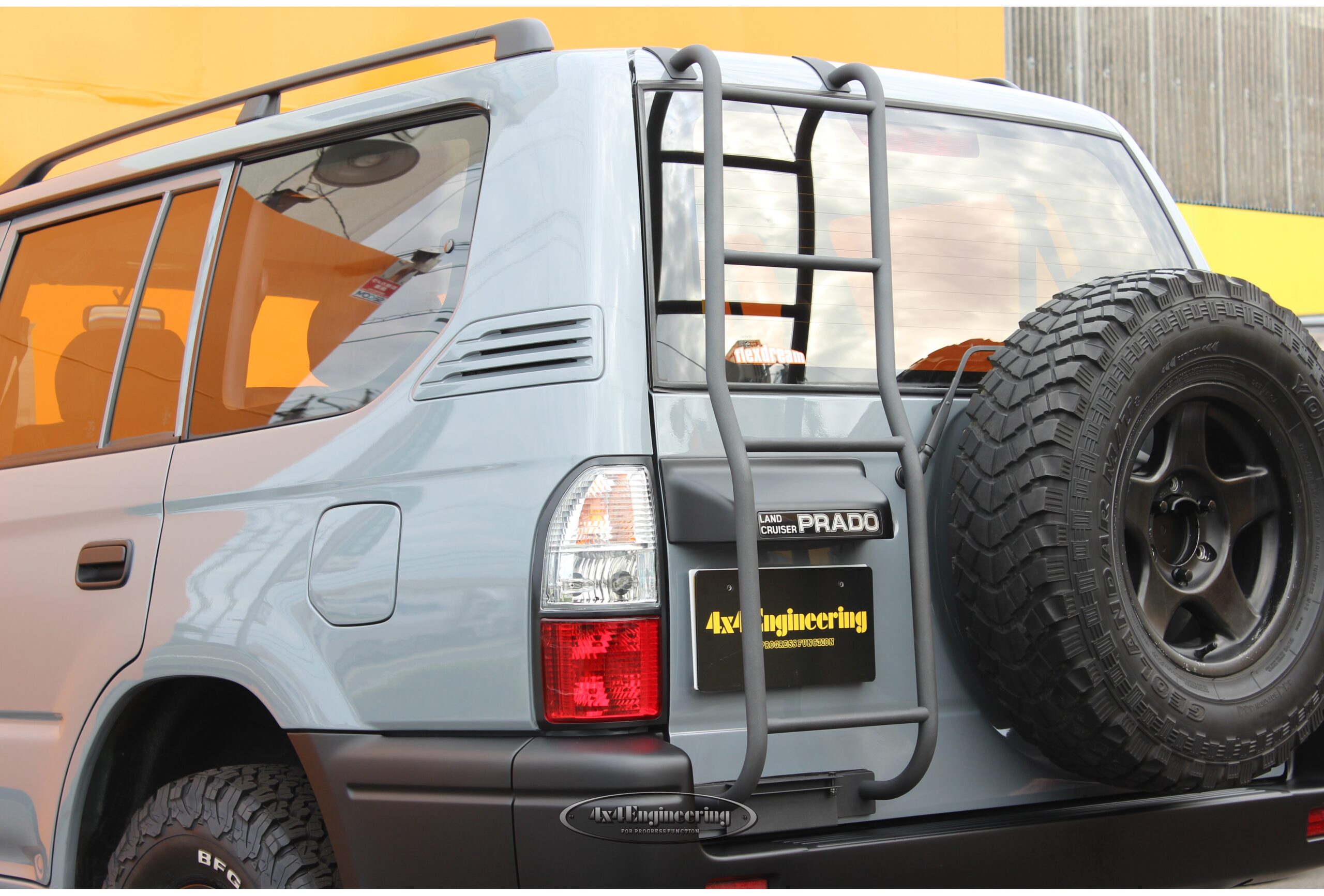 Rear Ladder For 90 Series Land Cruiser Prado Is Now In Stock 4x4 Rear Ladder For 90 Series Land Cruiser Prado Is Now In Stock 4x4